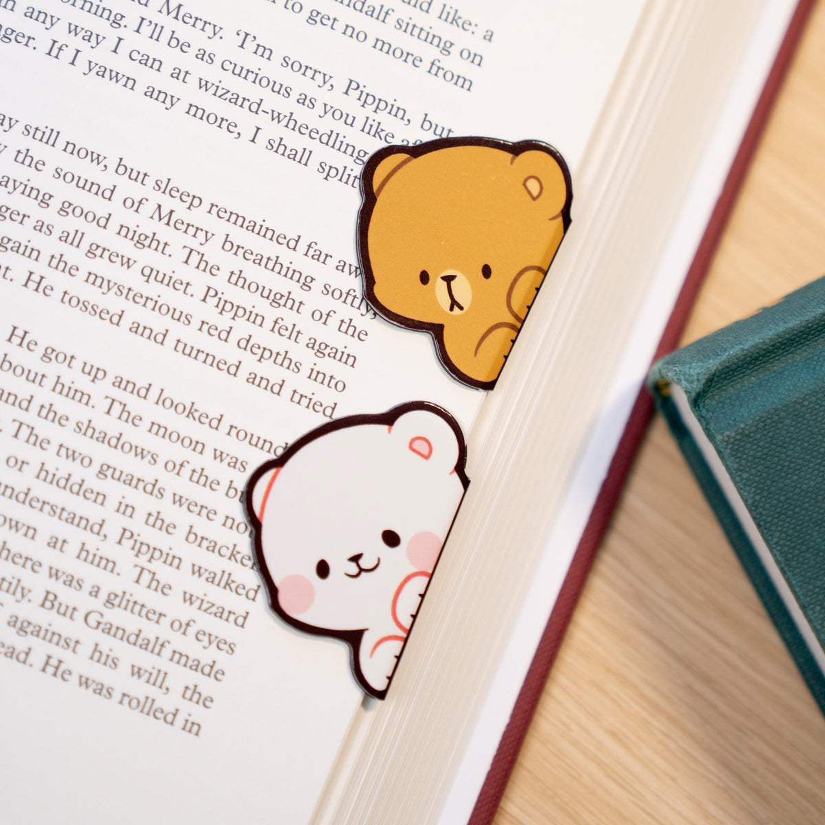 Peeking Magnetic Bookmarks – Milkmochabear