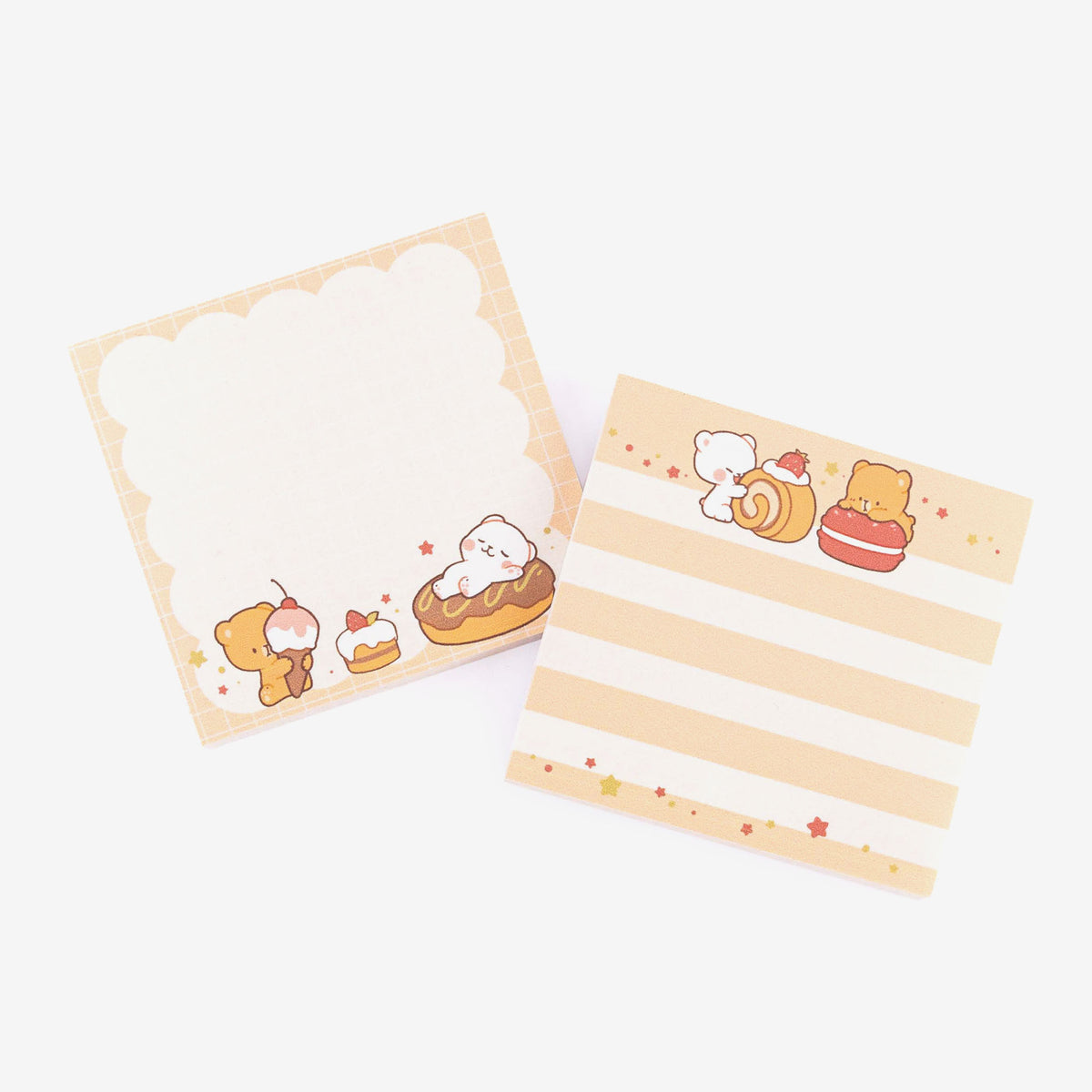 Fluffy Delights Sticky Notes (2-Pack) – Milkmochabear