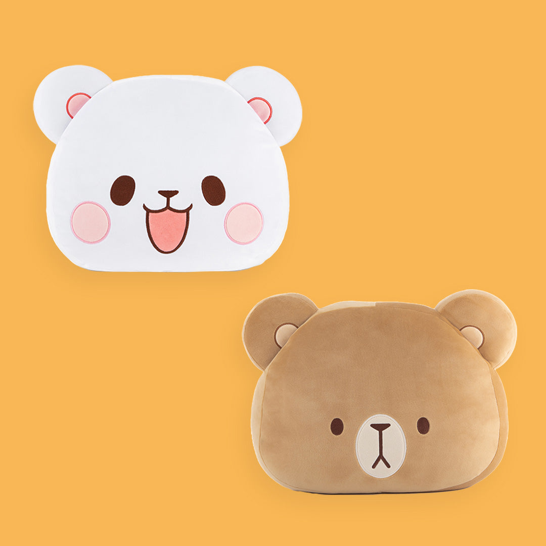 Milk and Mocha Head Cushion Set – Milkmochabear