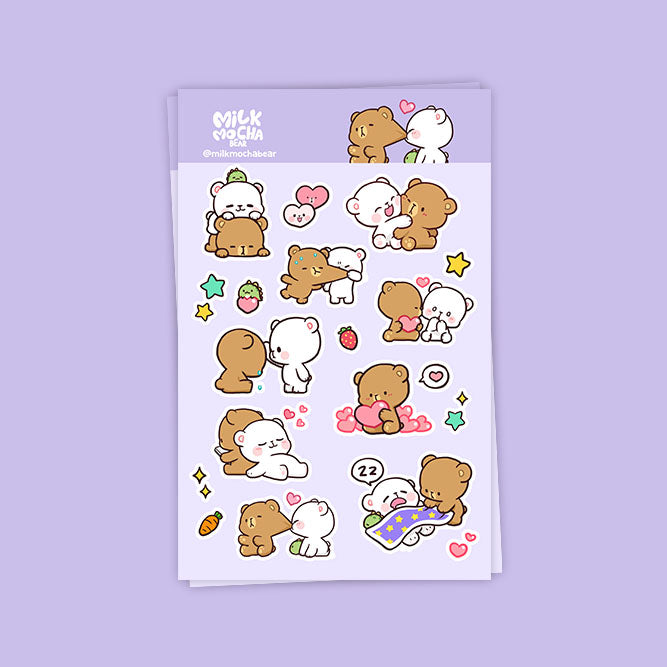 Sticker Pack - Milk & Mocha 2nd Edition – Milkmochabear